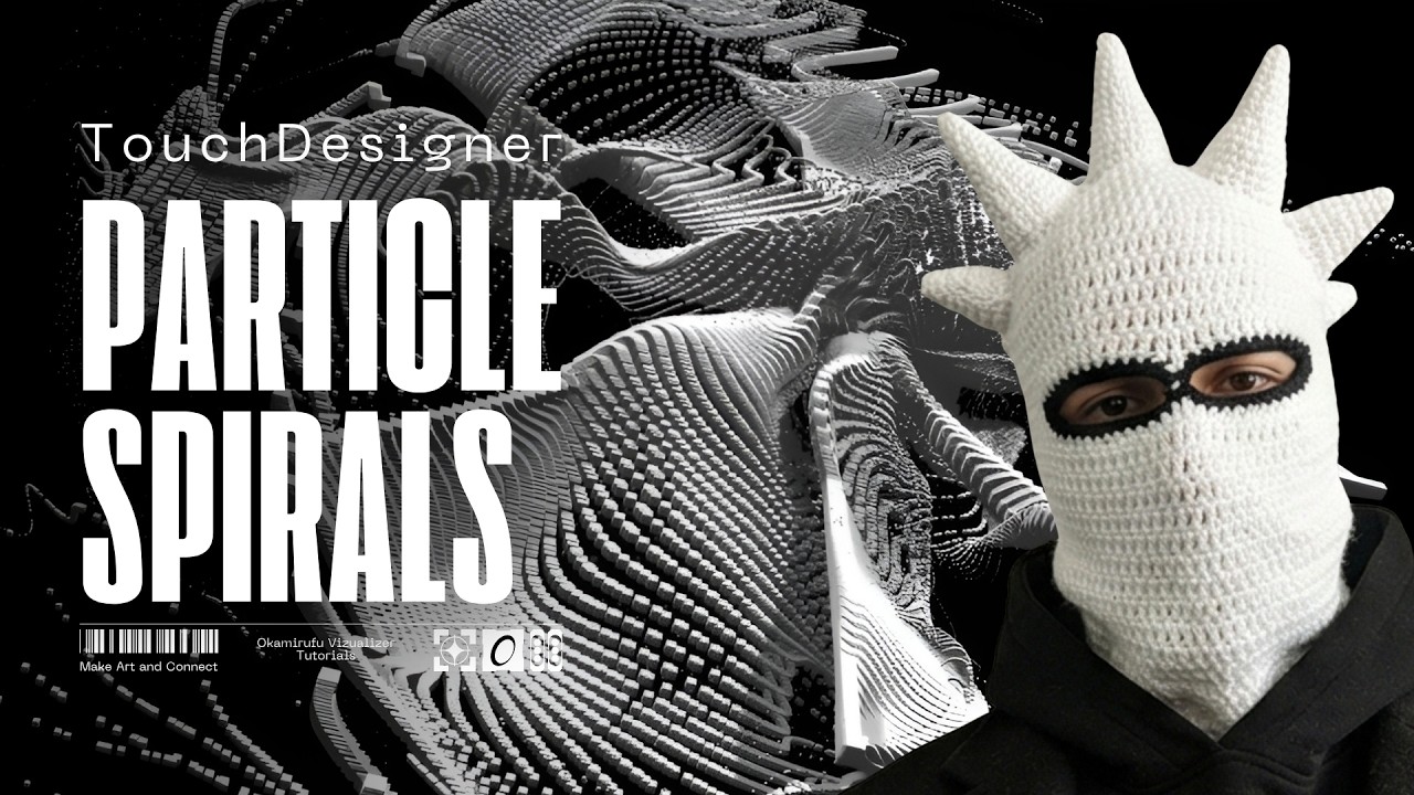 TouchDesigner Tutorial: Build Organic Particle Spirals with POPs (Easy)