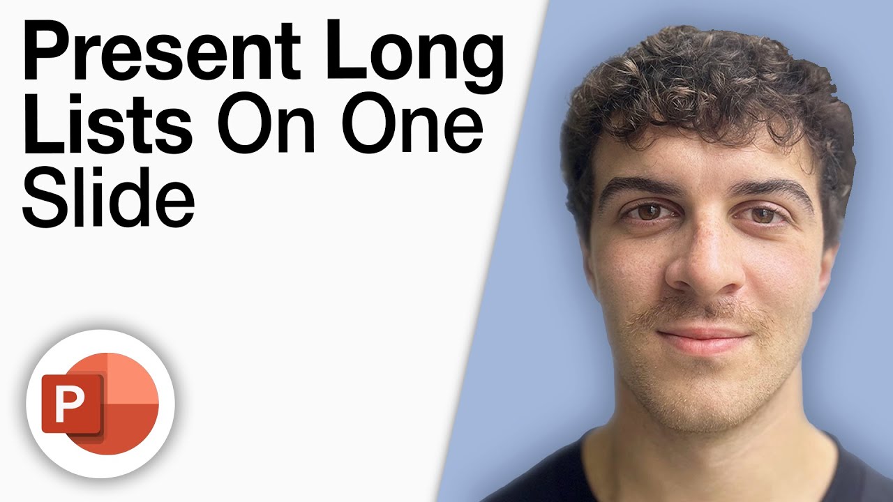 Powerpoint Tip - How To Present Long Lists on One Slide Problem Solved [2025 Full Guide]