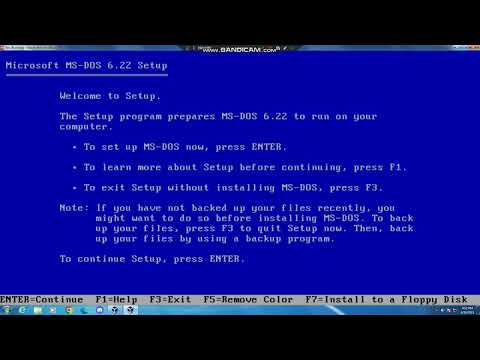 How To Install MS DOS 6 22 On VirtualBox