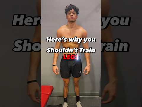 Why you SHOULDN’T TRAIN LEGS #bodybuilding #fitness #fitnessshorts #workout #gym #weightlifting