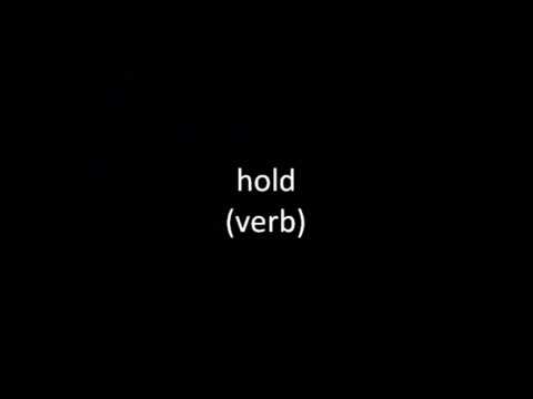 hold (verb)