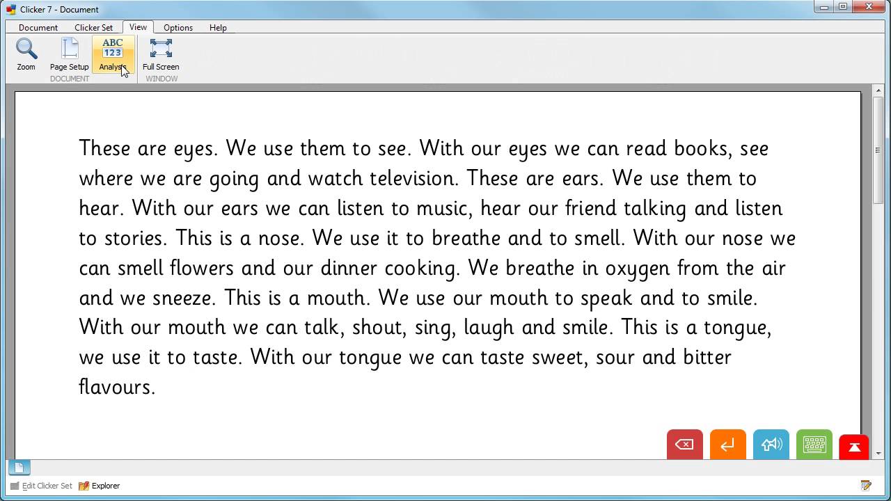 How to use the Document Analysis tool