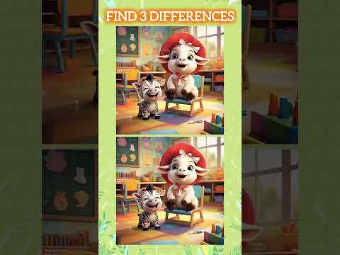 find 3 differences #funny #shorts #animation #cartoon