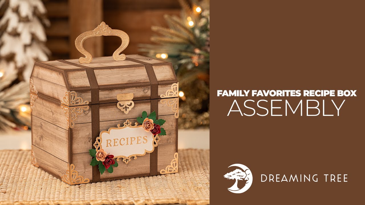 SVG File - Family Favorites Recipe Box - Assembly Tutorial