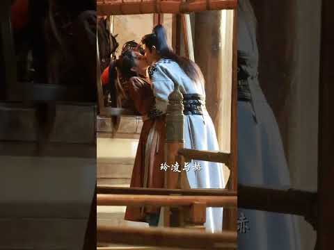 Xie Zheng kissing reuters 🔥 #zhanglinghe #tianxiwei #chasingjade #chinesedrama