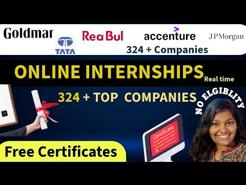 370+ Companies online internships| Free Certificate| No eligibility |Get virtual internship Freely|