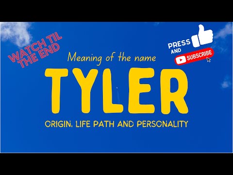 Meaning of the name Tyler. Origin, life path & personality.