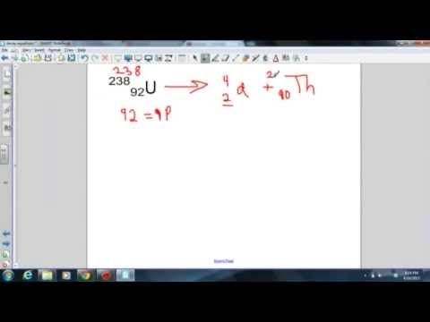 Radioactive Decay Equations