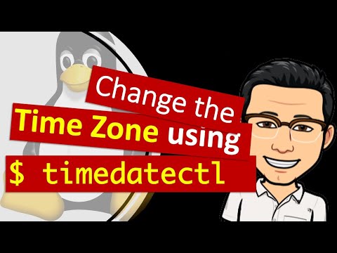 Change the time zone using  the timedatectl command.