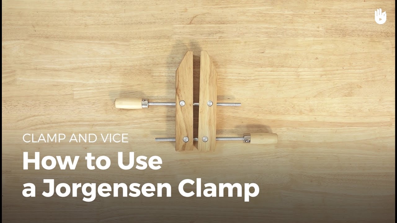 How to Use a Jorgensen Clamp - How to Be a Woodworker | Sikana