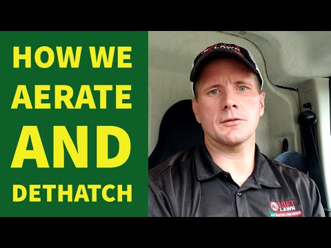 How We Aerate & DeThatch | Electric Lawn Service