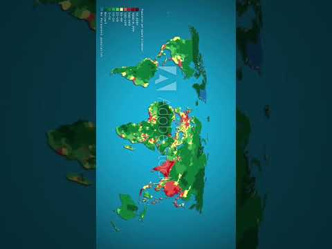 World Population Density Interactive Map