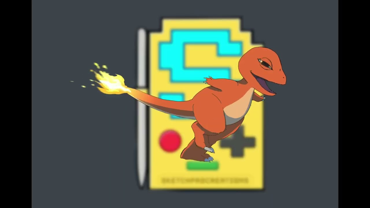 Charmander Test Animation (procreate)