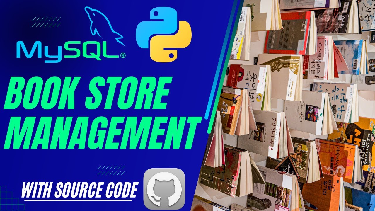 GUI Python Projects: Book Store Management Project tutorial with Tkinter and Mysql