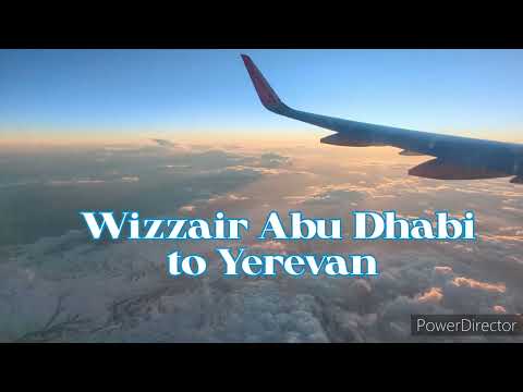 Abu Dhabi Airport tour & Wizzair flight to Yerevan Armenia flight experience