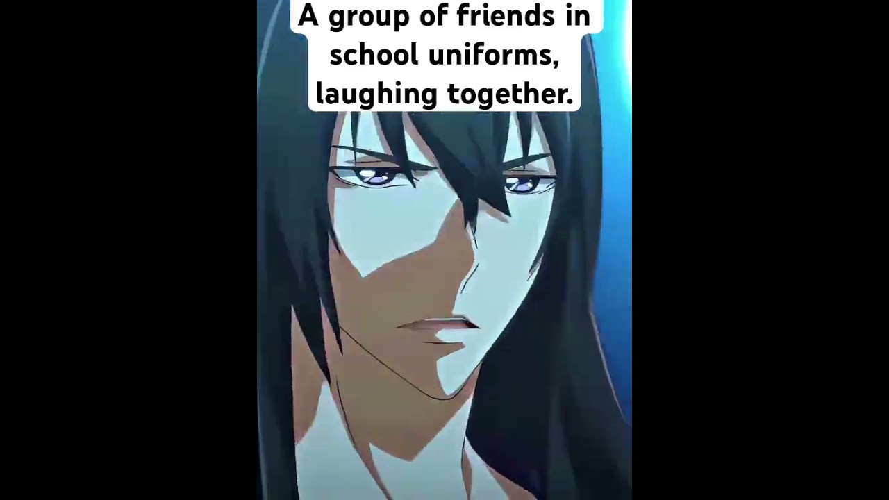 A group of friends in school uniforms laughing together #AnimeFriends #SchoolLife #FriendshipGoals