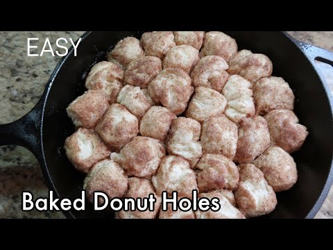 EASY Baked Donut Holes