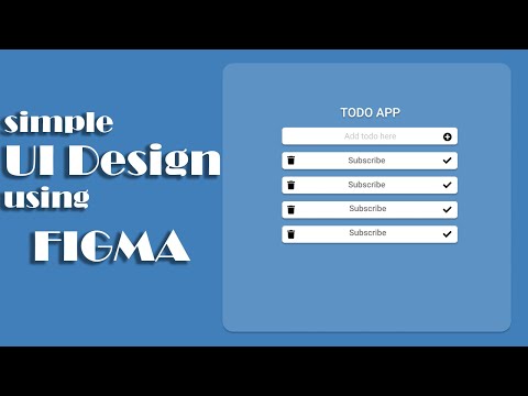UI Design TODO APP using figma