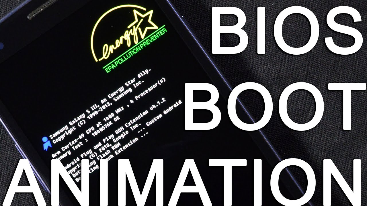PC Boot Animation on Android.