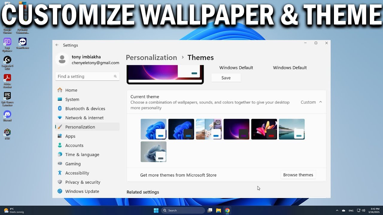 How To Change Windows 11 Start Screen Colors, Background, Wallpaper & Themes - Easy Fix
