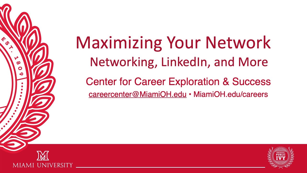 5 Minute Presentation: Networking