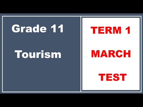 GRADE 11 TOURISM TERM 1 MARCH TEST TOURISM SECTORS