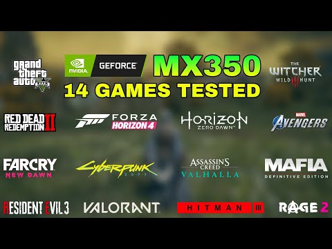 Nvidia GeForce MX350 Gaming Test ! 2021
