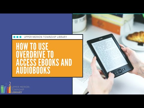 How to use Overdrive through your library for ebooks and audiobooks