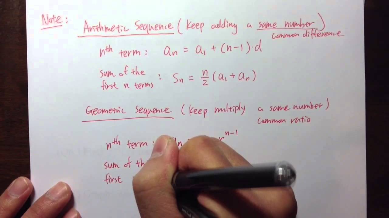 [GCC Math 101/120 Common Final Sample 1] (Q4.) Arithmetic Sequences
