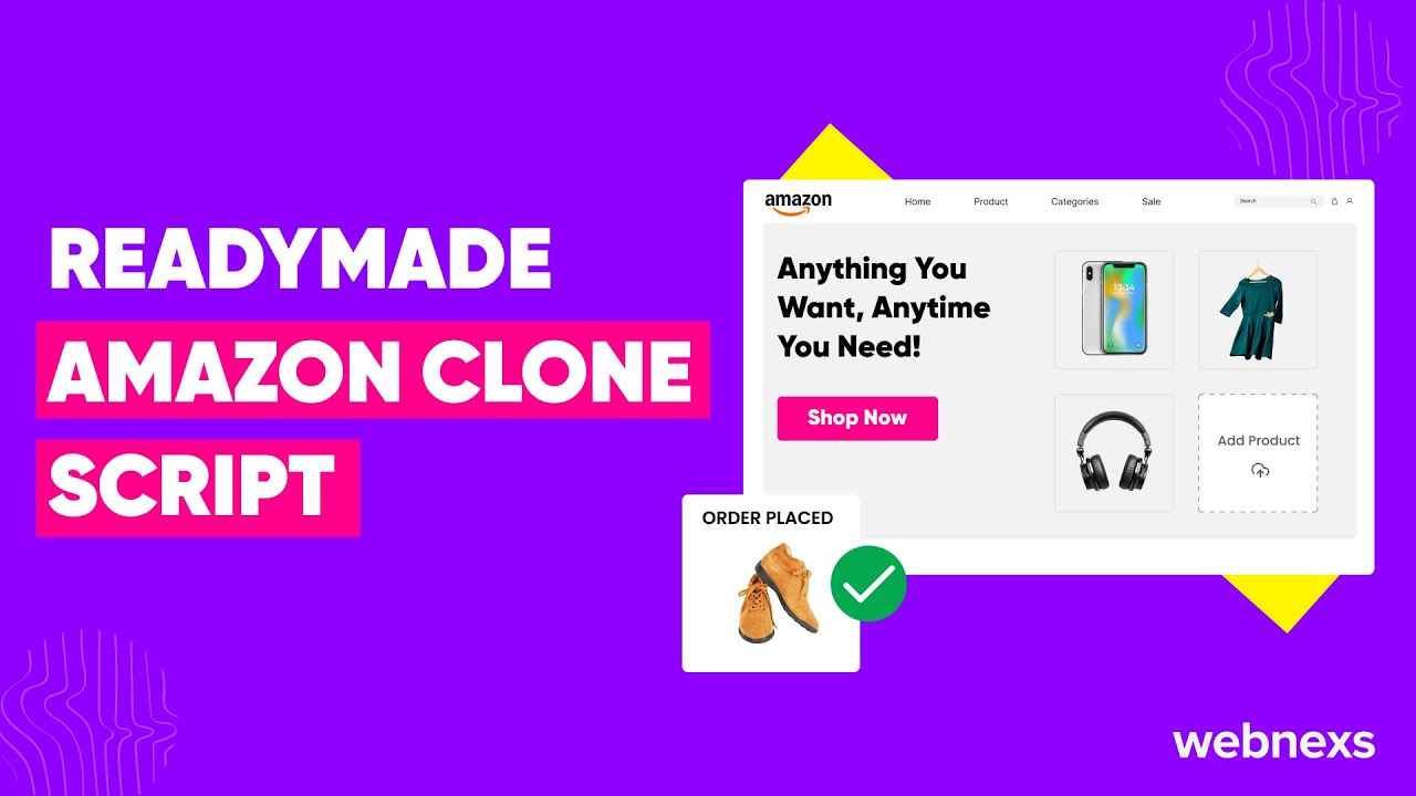 Launch an Amazon Clone Website Fast in Minutes | Amazon Clone Script