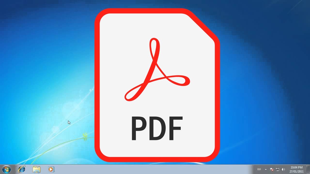 How To Open PDF File On Windows 7