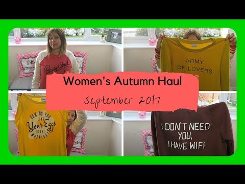 Women's Autumn/Fall Haul ~ Next, M&S and Joanie Clothing