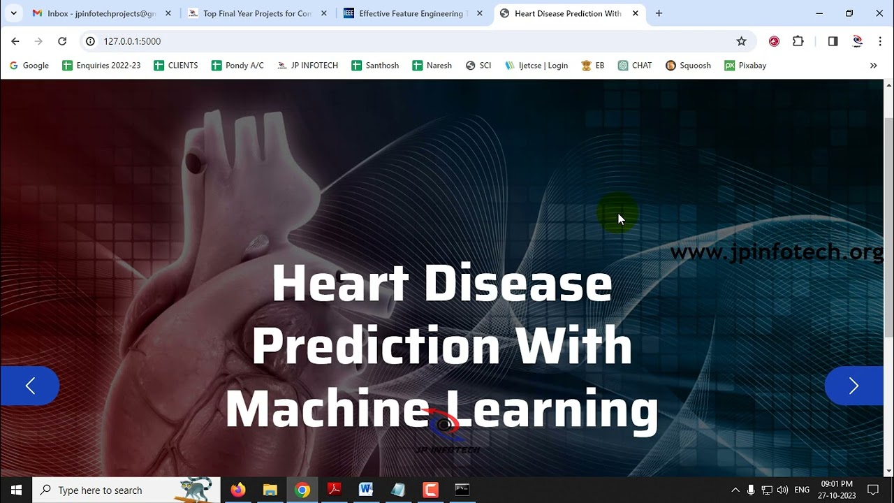 Heart Disease Prediction With Machine Learning | Python Final Year IEEE Project