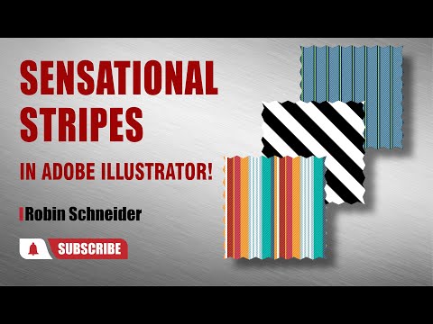 How to Create Seamless Stripe Patterns in Adobe Illustrator – Fashion TutorialđŸ”— Watch it here