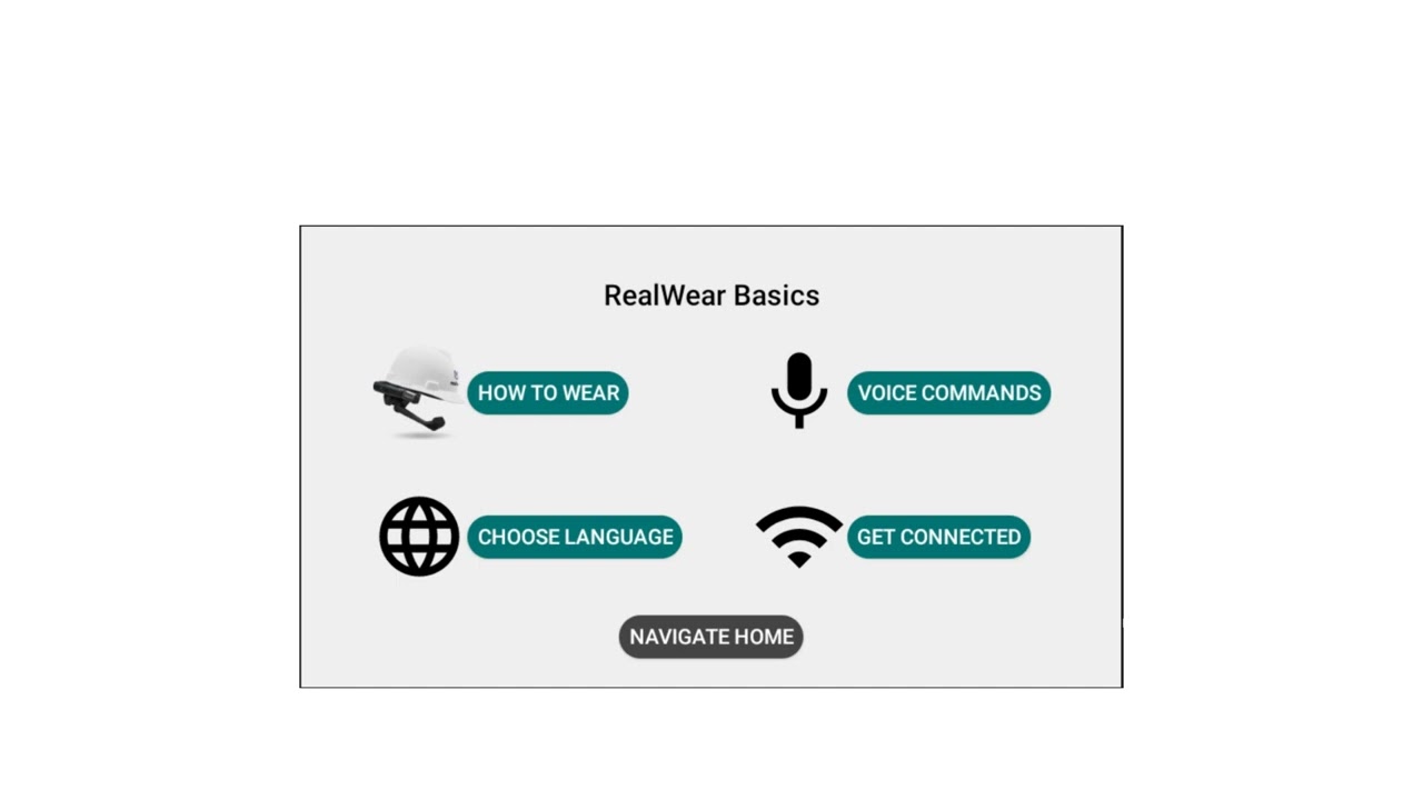 RealWear Training Application