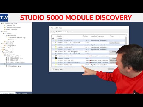 Studio 5000 Discover Module to Add to IO Configuration