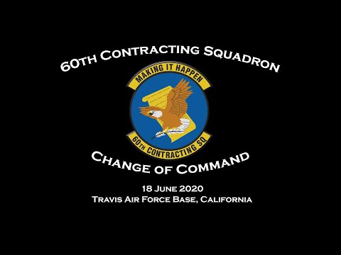 60 Contracting Squadron Change of Command