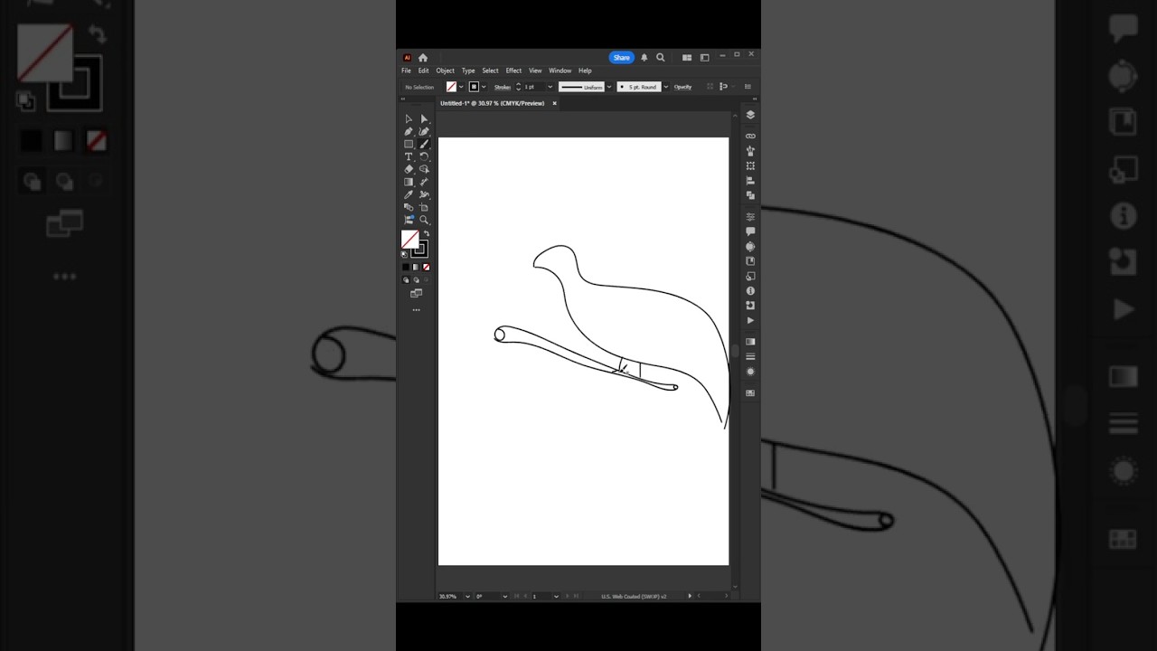 Create vector images In Adobe illustrator 2025 #logo_academy