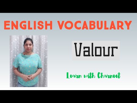 English Vocabulary - Valour