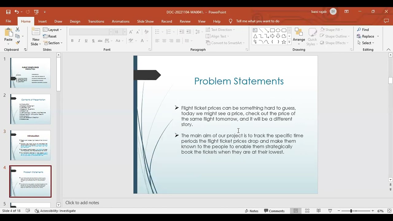 Group 29 final year PPT presentation video