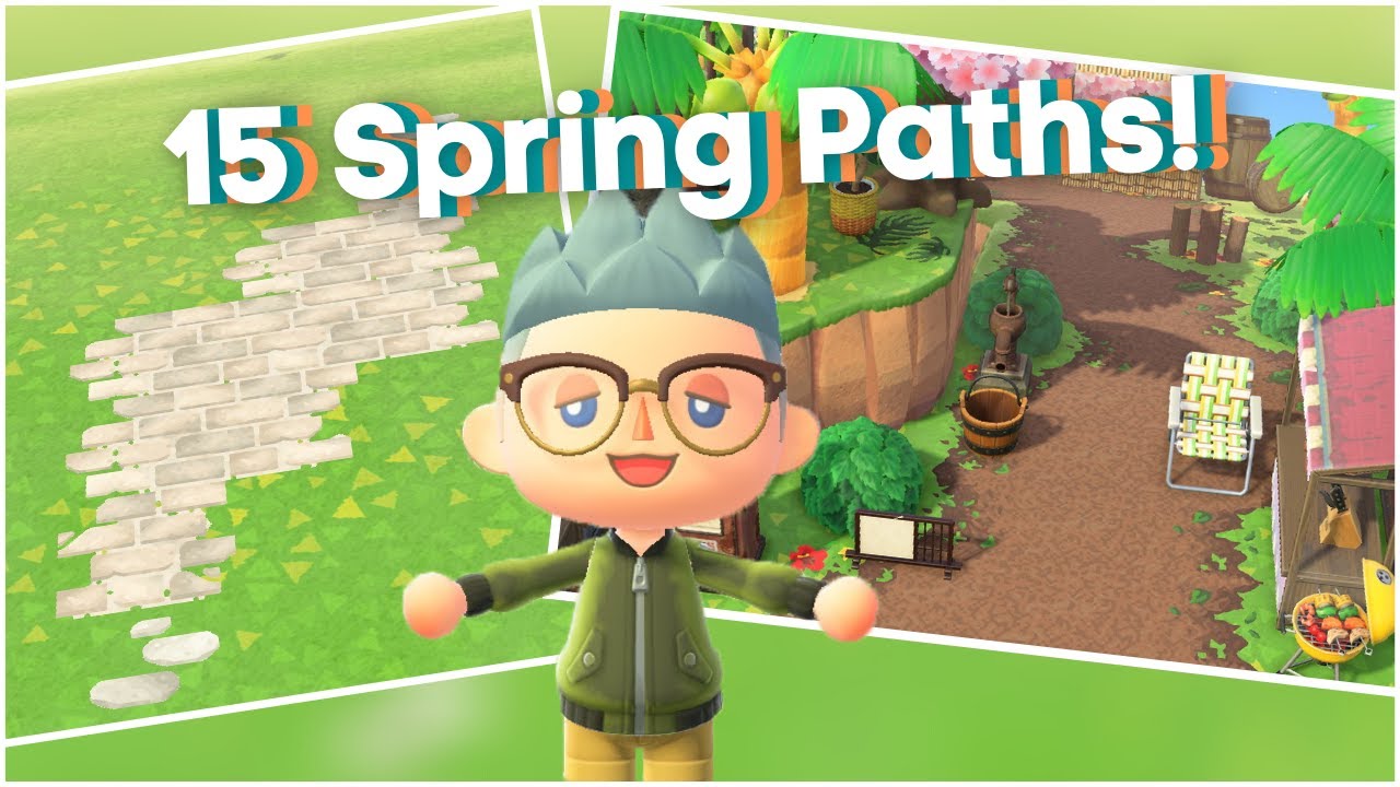 Find the Spring Path of Your Dreams! | ACNH Design Tips