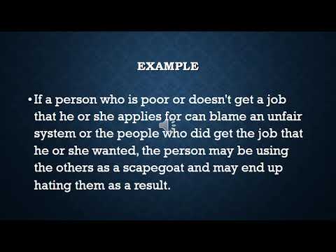 Social Psychology - Scapegoat Theory lecture 1 - Dr. Jailan Sharaf