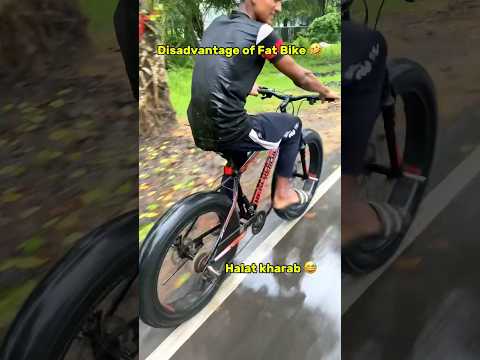 Disadvantages of Fatbike #shortsfeed #cycler #bicycles #cycleing #fatbikes #tips #viral
