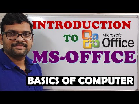 INTRODUCTION TO MS-OFFICE || MS-OFFICE