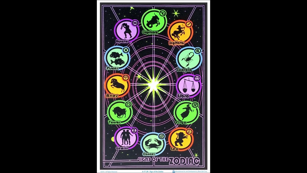 Black Light Flocked Posters from Scorpio Posters