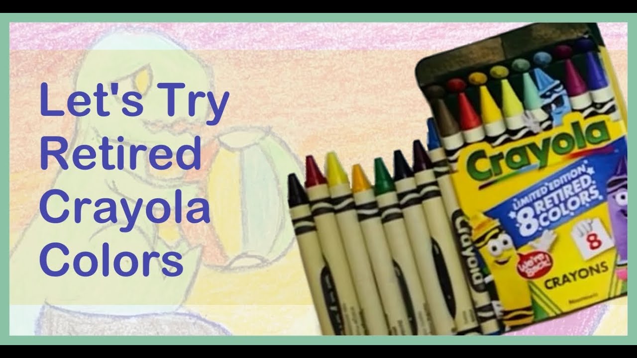 Trying Retired Limited Edition Crayola Crayons