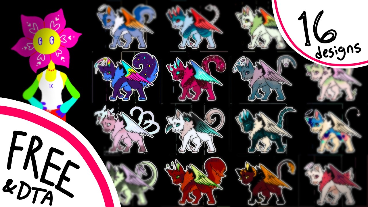 .`⊹* + CLOSED Free and DTA Adoptables | Read desc! (16/16 taken) + *⊹`.