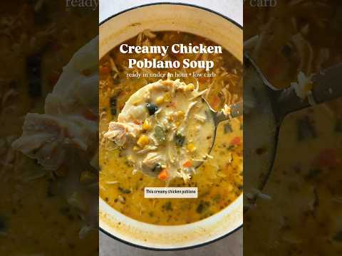 Chicken Poblano Soup