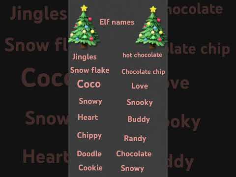 Elf names