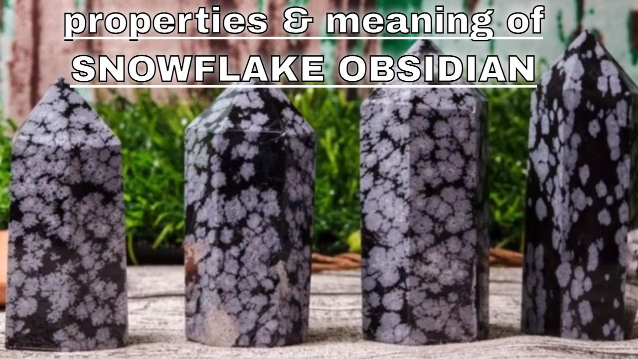 Snowflake Obsidian Meaning Benefits and Spiritual Properties
